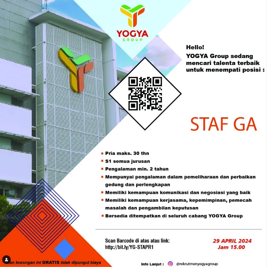 Lowongan Kerja Yogya Group Terbaru 2024