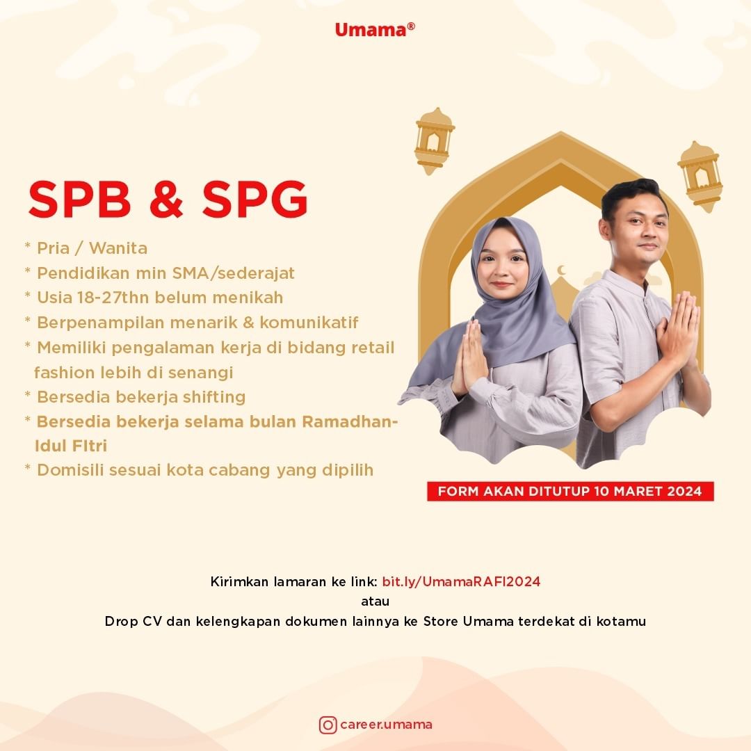 Lowongan Kerja Umama Gallery Subang